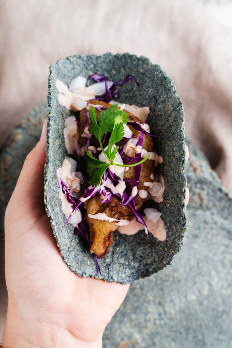 Easy Blue Corn Tortillas
