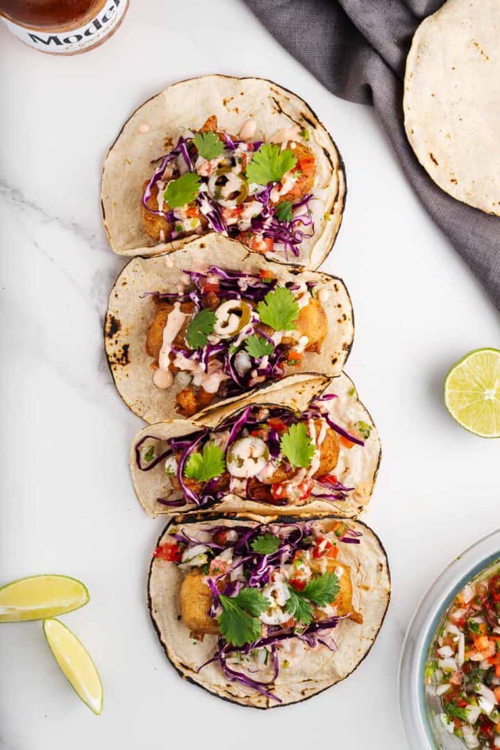 Ensenada-Style Fish Tacos (Vegan Fish Tacos)