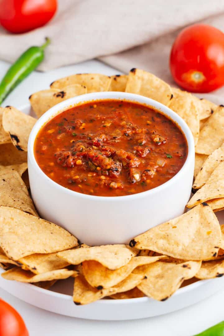 Salsa Ranchera (Roasted Tomato Salsa)