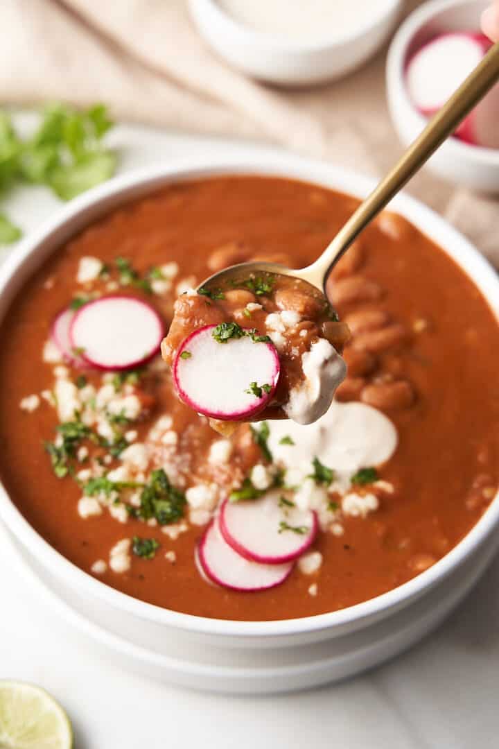 30-Minute Sopa de Frijoles (Pinto Bean Soup)
