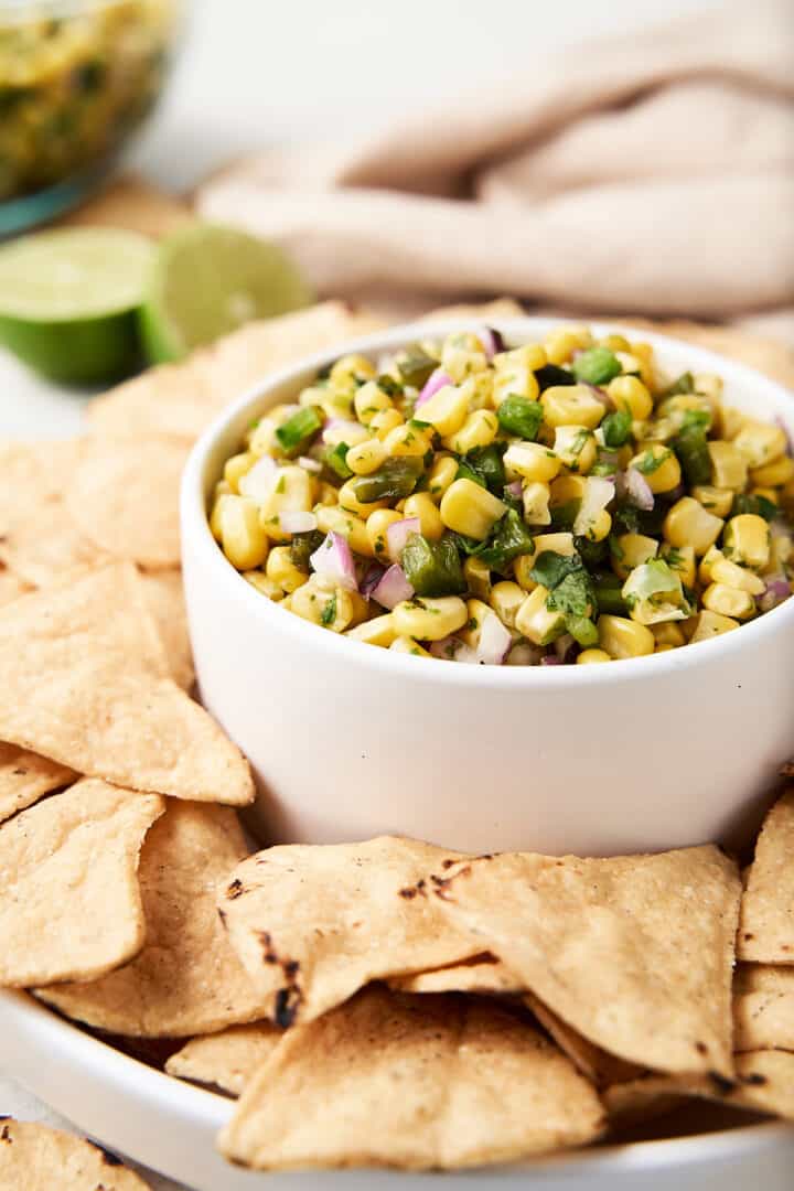 Roasted Chili Corn Salsa (Chipotle Copycat)