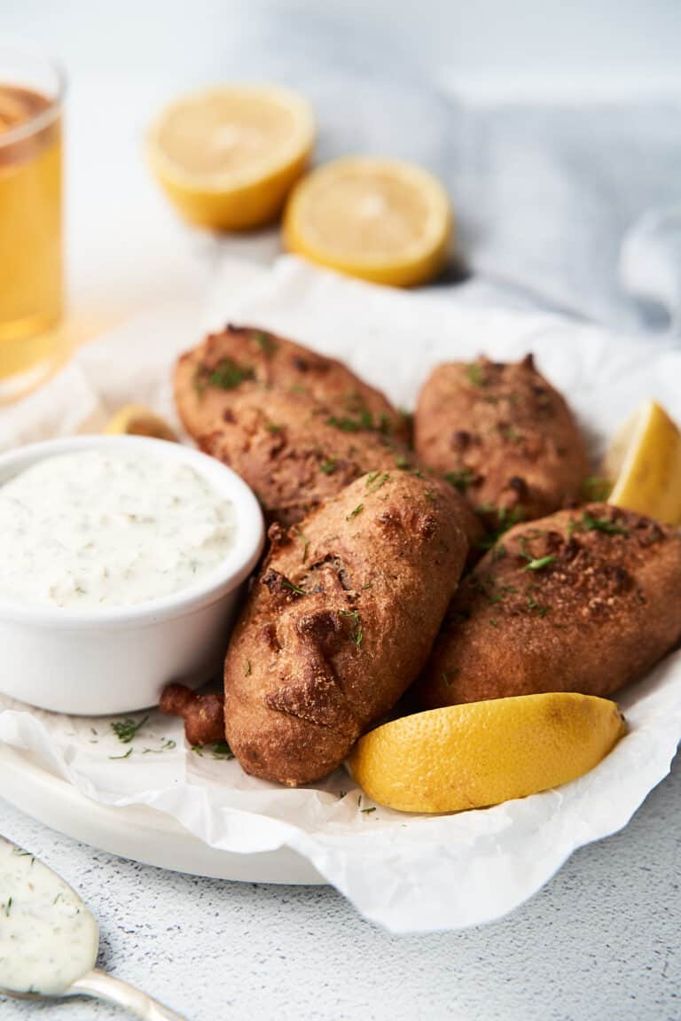 Crispy Beer-Battered Vegan Fish