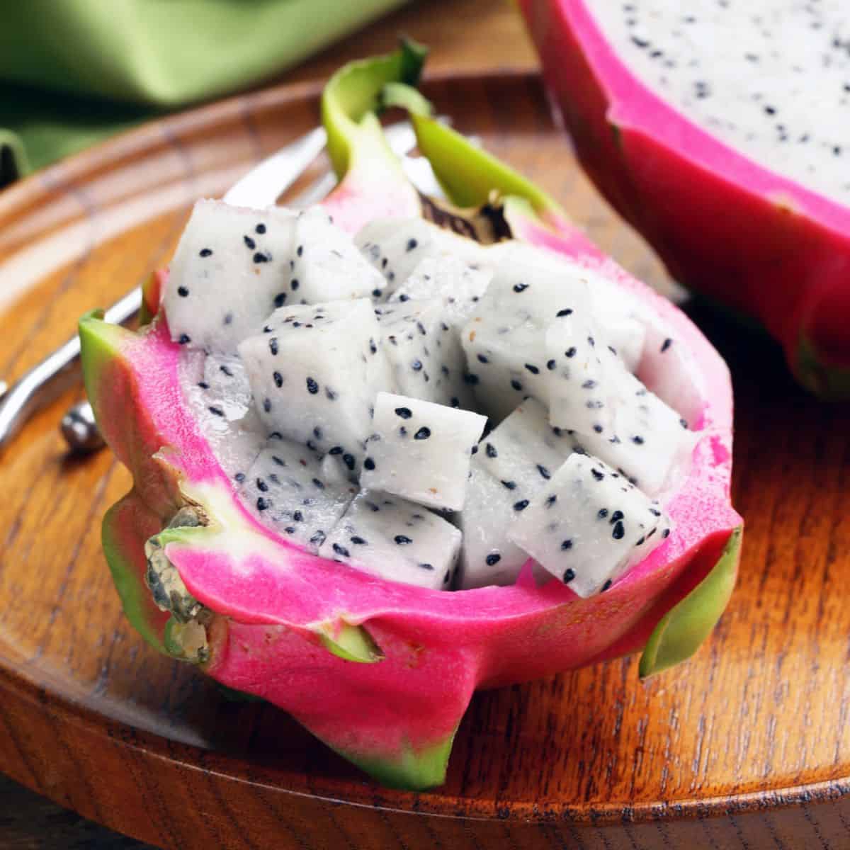 How To Cut Dragon Fruit Perfectly